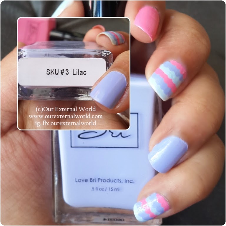 Love Bri Products - Sweet Pea, Lilac & Baby Blues Review and Swatches