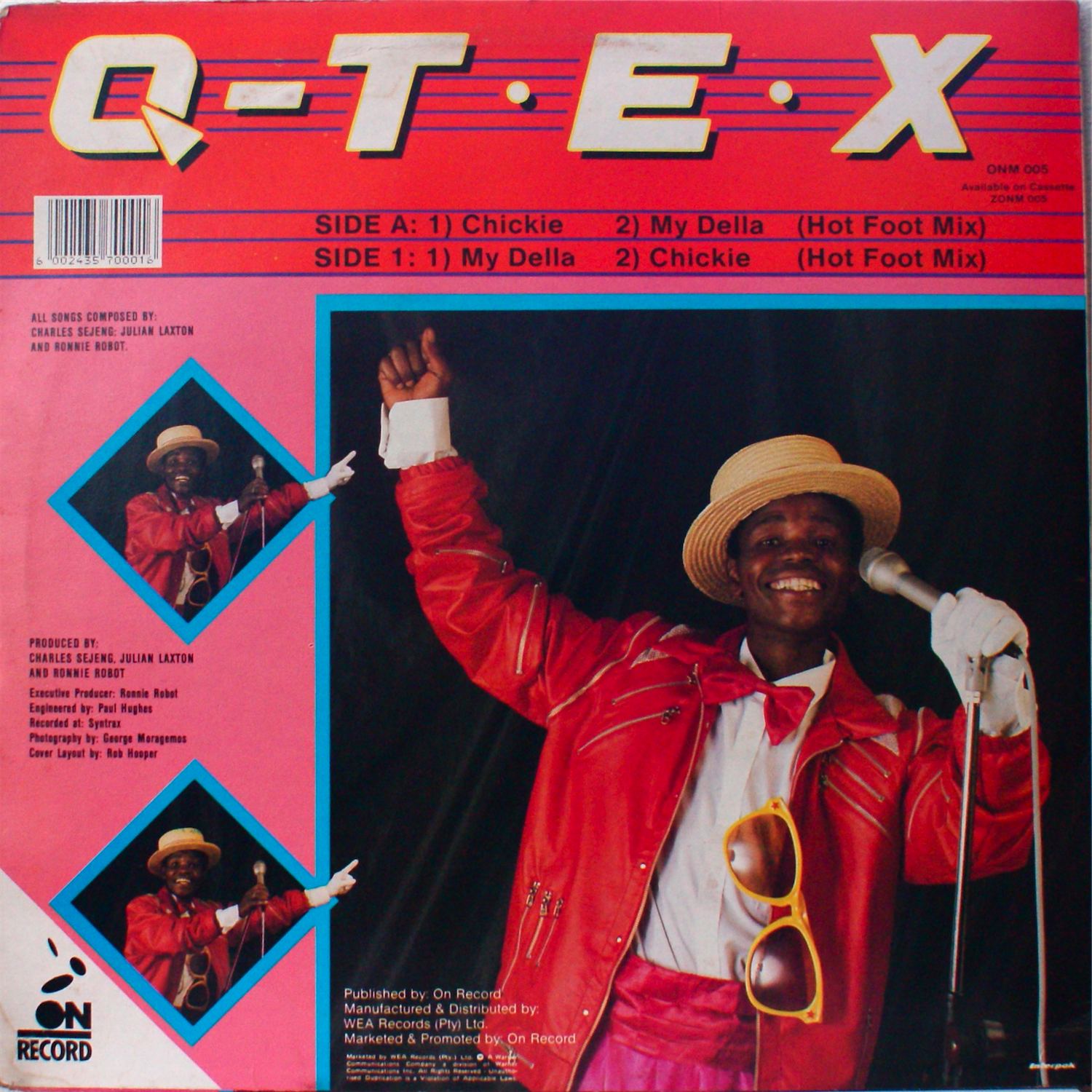 Afro-Synth: Q-TEX - Chickie / My Della (1987)