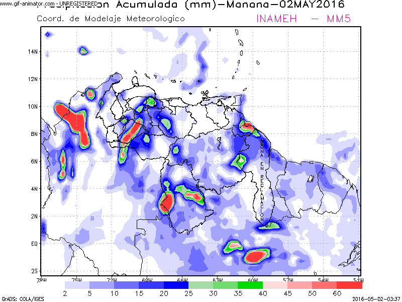 El tiempo meteorológico en Venezuela: Previsión meteorológica para ...