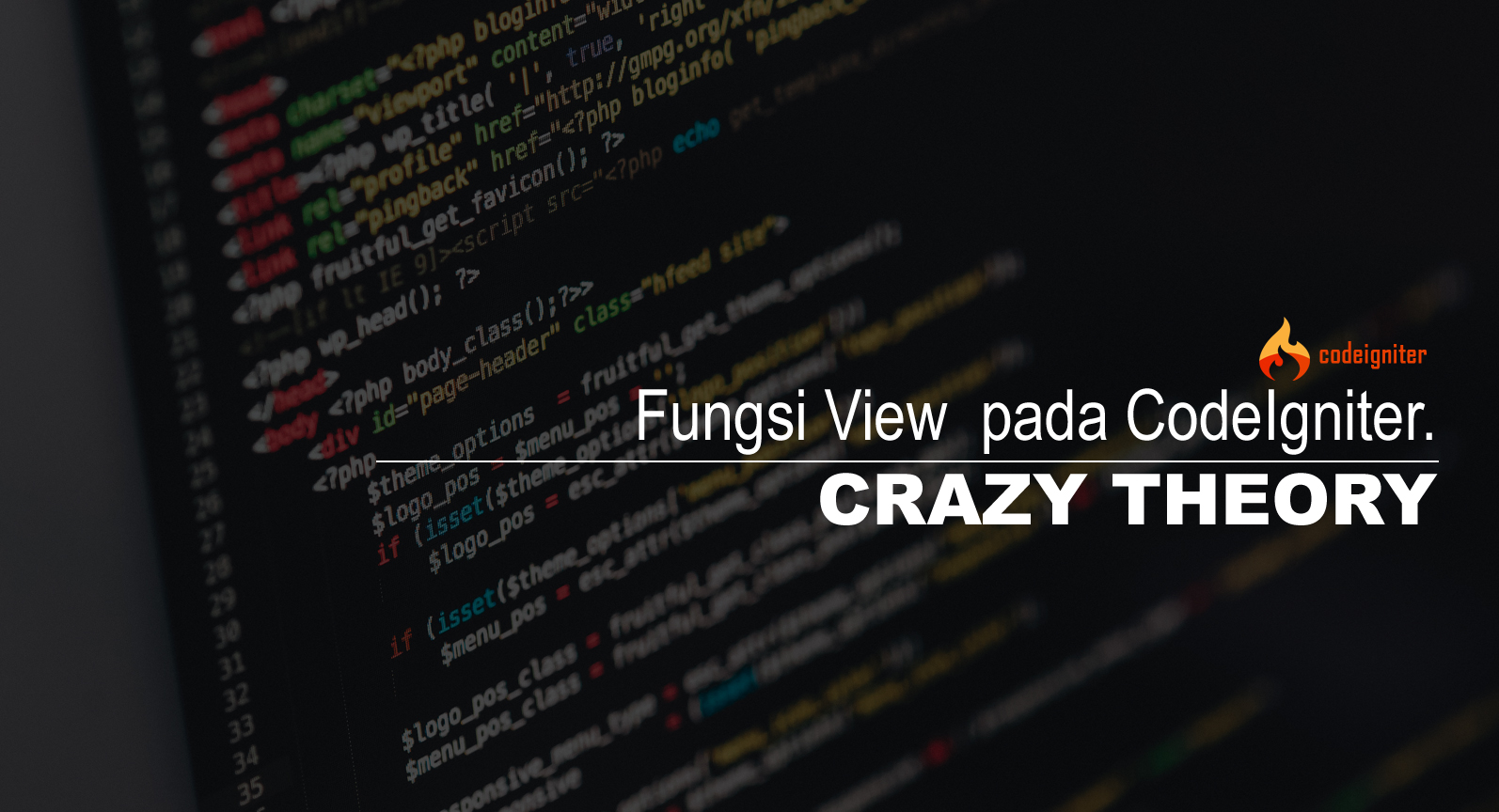Fungsi View pada CodeIgniter.