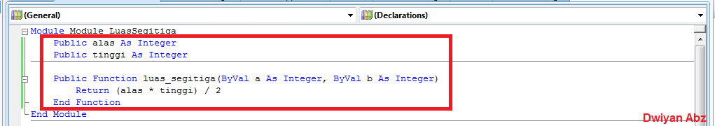 PERKENALAN DAN PERKEMBANGAN VISUAL BASIC 2008: PROCEDURE, FUNCTION DAN MODULE PADA VB. NET