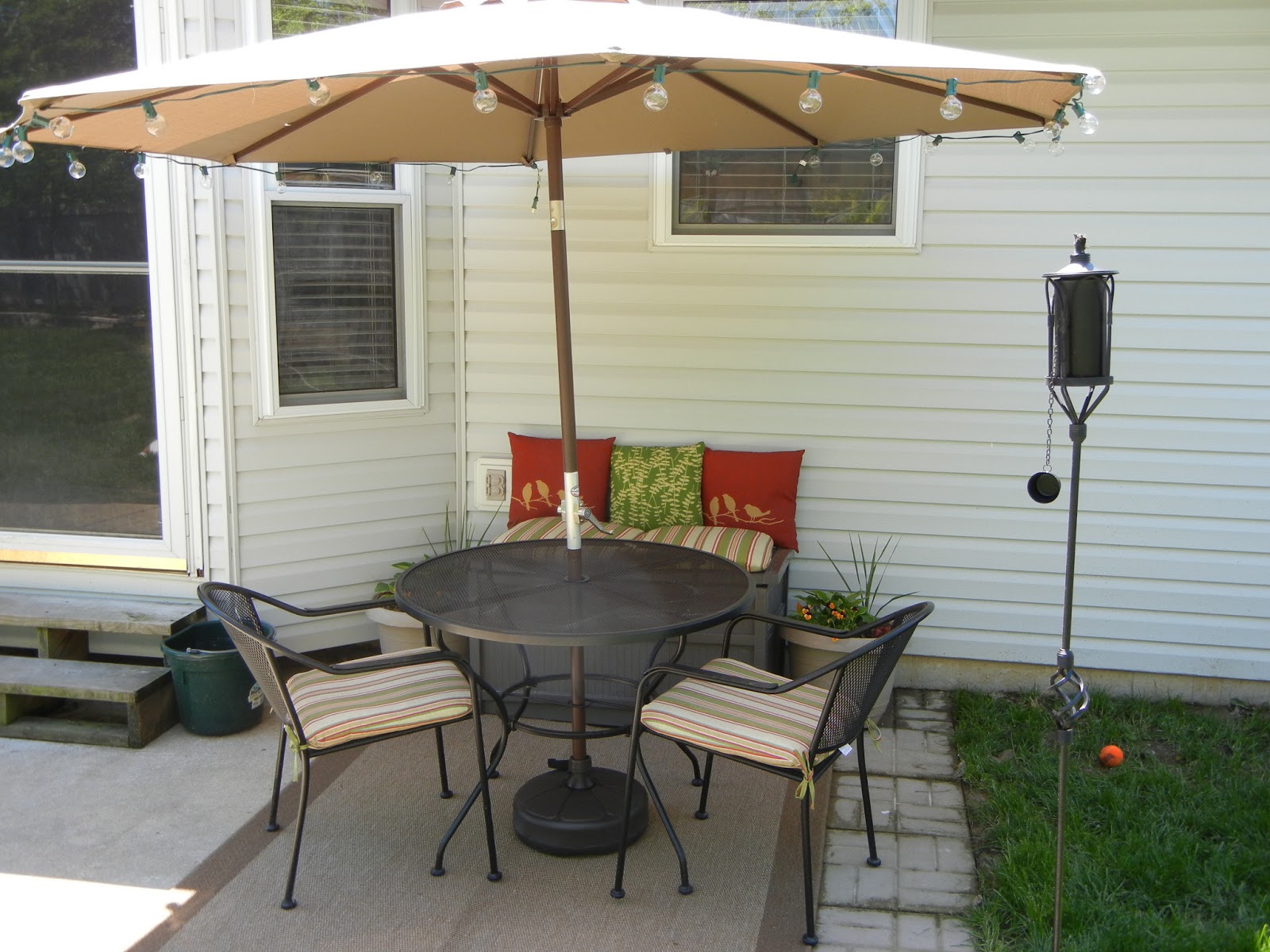 Gingerly Put Vision To Reality Outdoor Nook