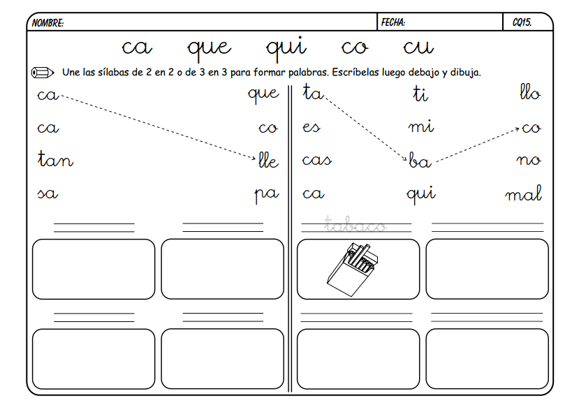 Ficha 2 Reglas Ortograficas Ca Que Qui Co Cu Arasaac Images