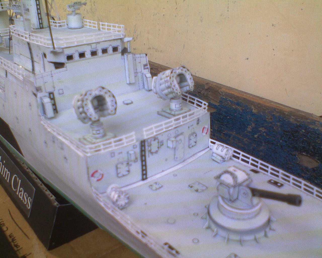 Papermodel Kapal Perang & Lain2: Papercraft Parchim Class Corvette