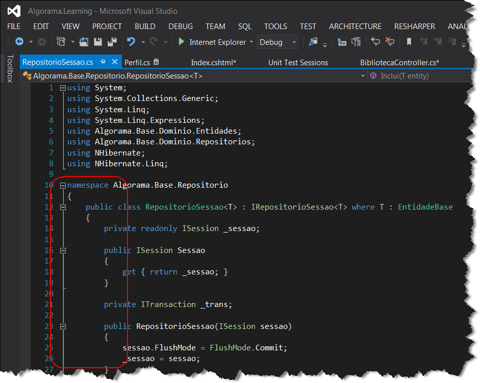 Rodrigo Sendin: Atalhos para Indentação de Código