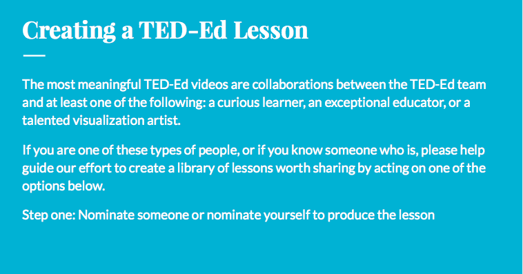 The TED-Ed Lesson: How TED-Ed Lessons Are Made