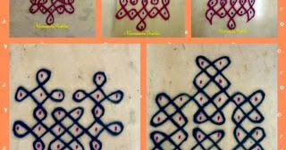 CHODAVARAMNET: BEAUTIFUL DOTTED CHAINS RANGOLI ART