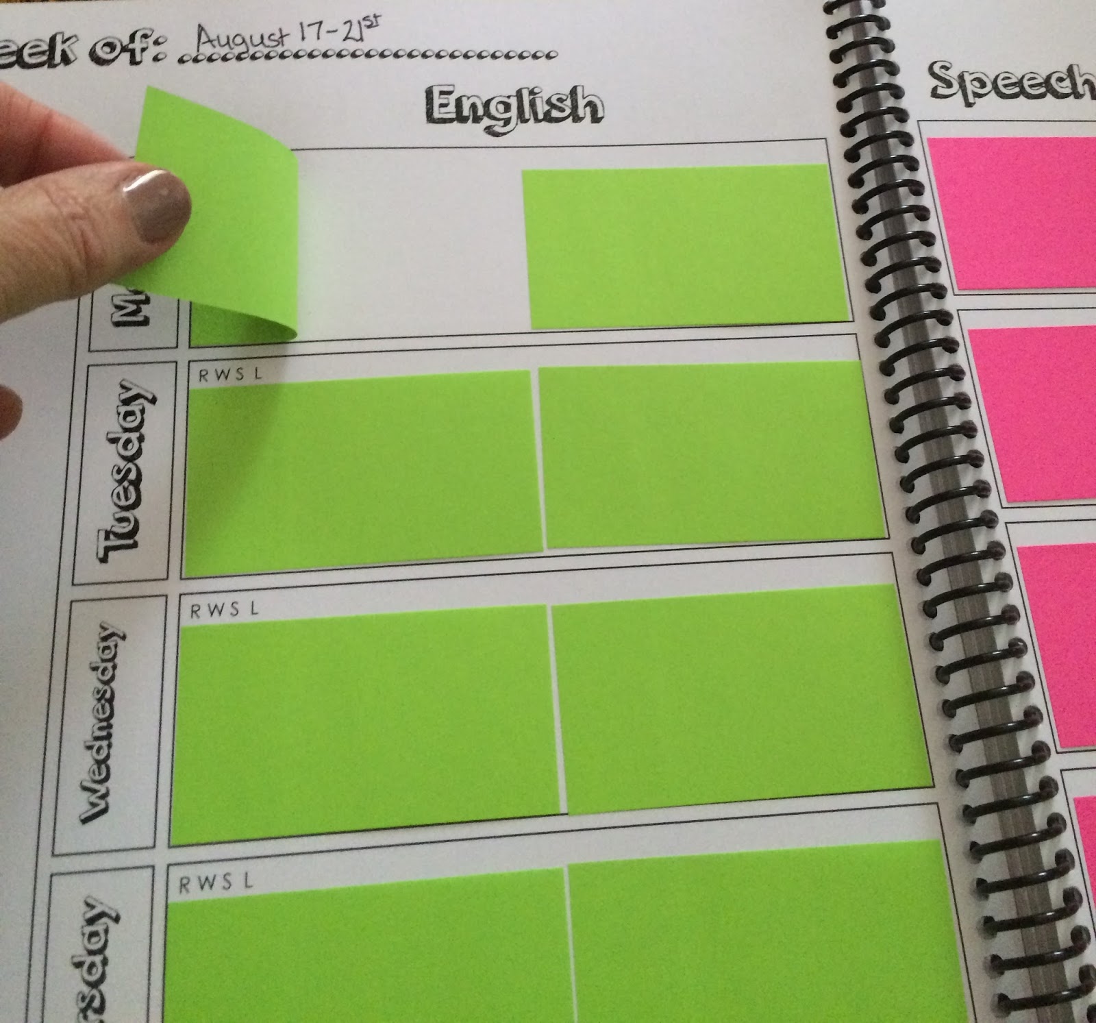 Teacher, Teacher, I Declare!: DIY Lesson Plan Book