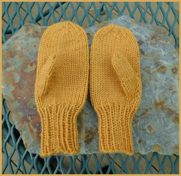 Bead Knitter Gallery: Golden Mittens
