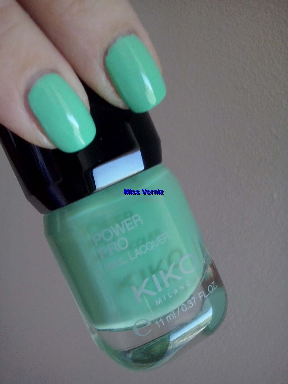 Ana_missverniz: Kiko Power Pro Numero 33 : Mint Milk