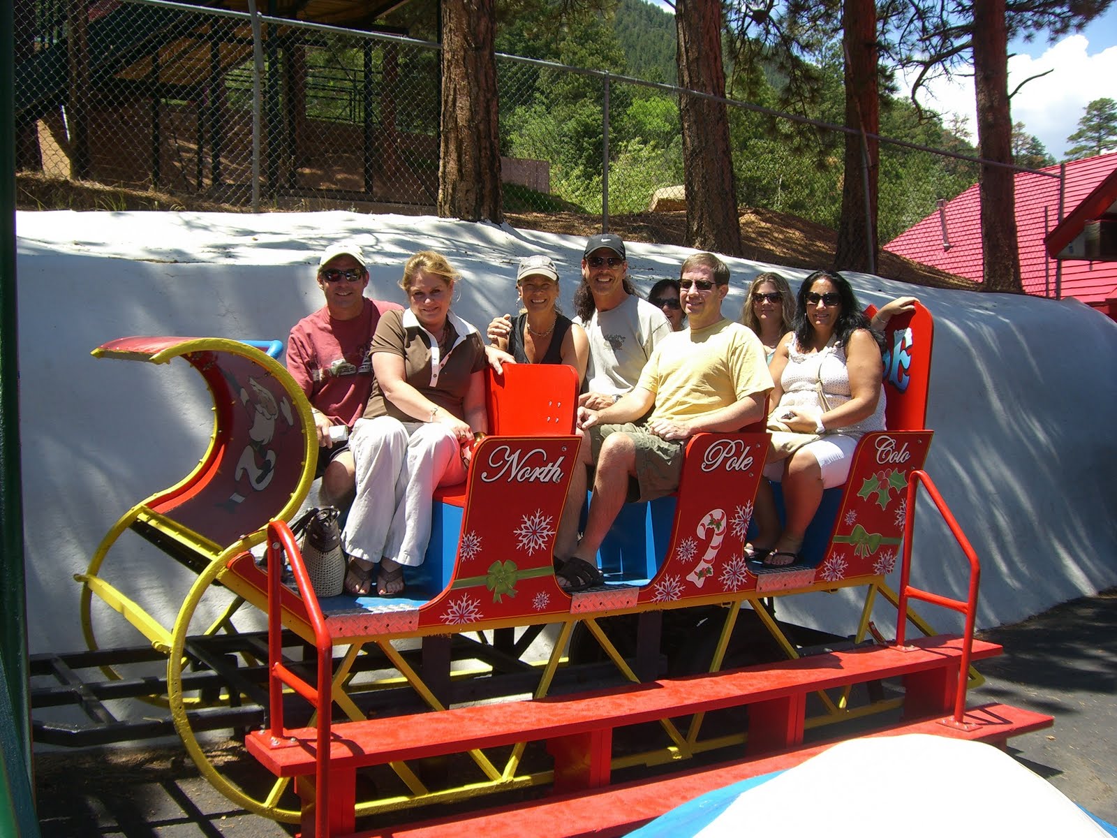 Travel the USA / Support Americana: Candy Cane Slide - North Pole ...