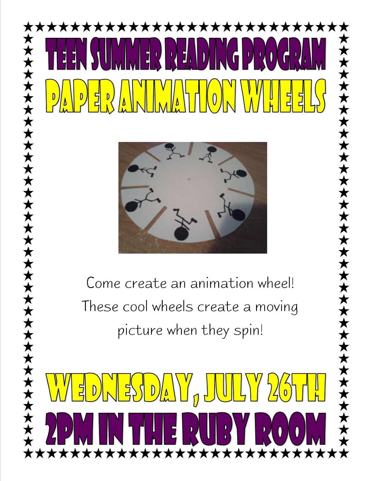 Teens Create: Paper Animation Wheels