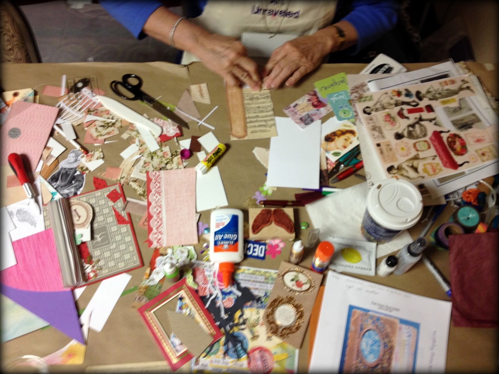 The Altered Page: Art Unraveled: My Workshops