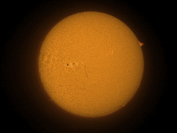 The Sun in H-Alpha on July 19th, 2016 - AstroMadness.com