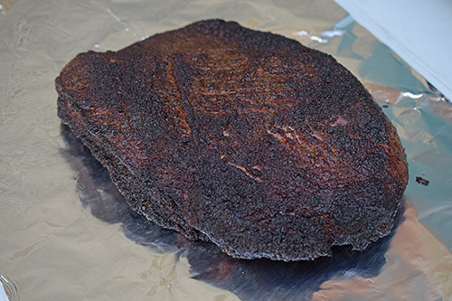 Competition Style Brisket on a Kamado Grill