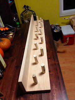 The Modern DIY Life: DIY Wall Hanging Coat Rack