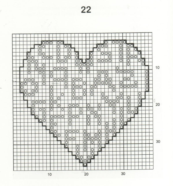 Cross Stitch : 30 Free Easy Heart Cross Stitch Patterns
