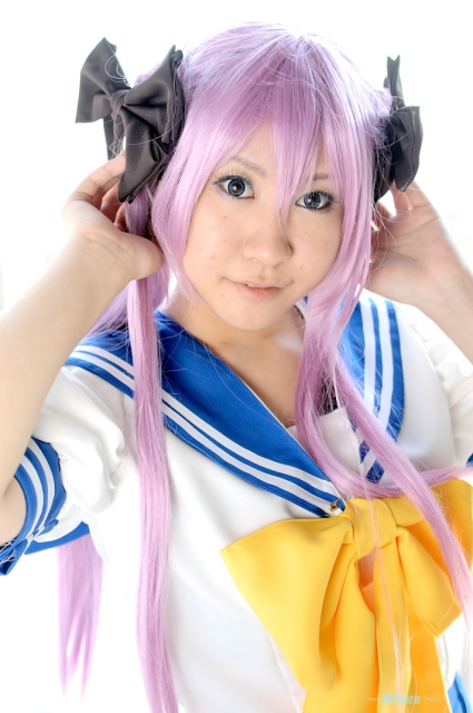 Cosplay Photos in Zip: Lucky Star Kagami Hiiragi Cosplay by Hitachi Fuyuki
