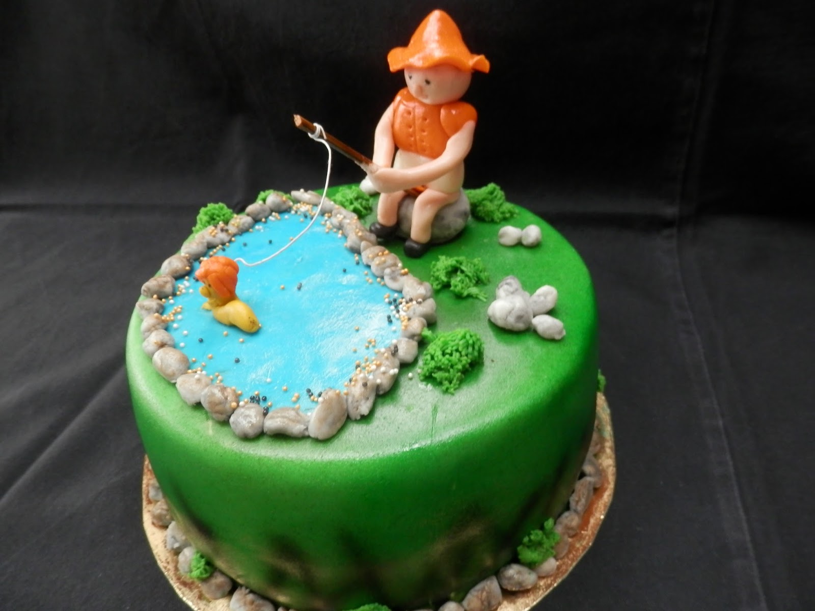 Ari Éva tortái: Nagy ho-ho-ho-horgász torta