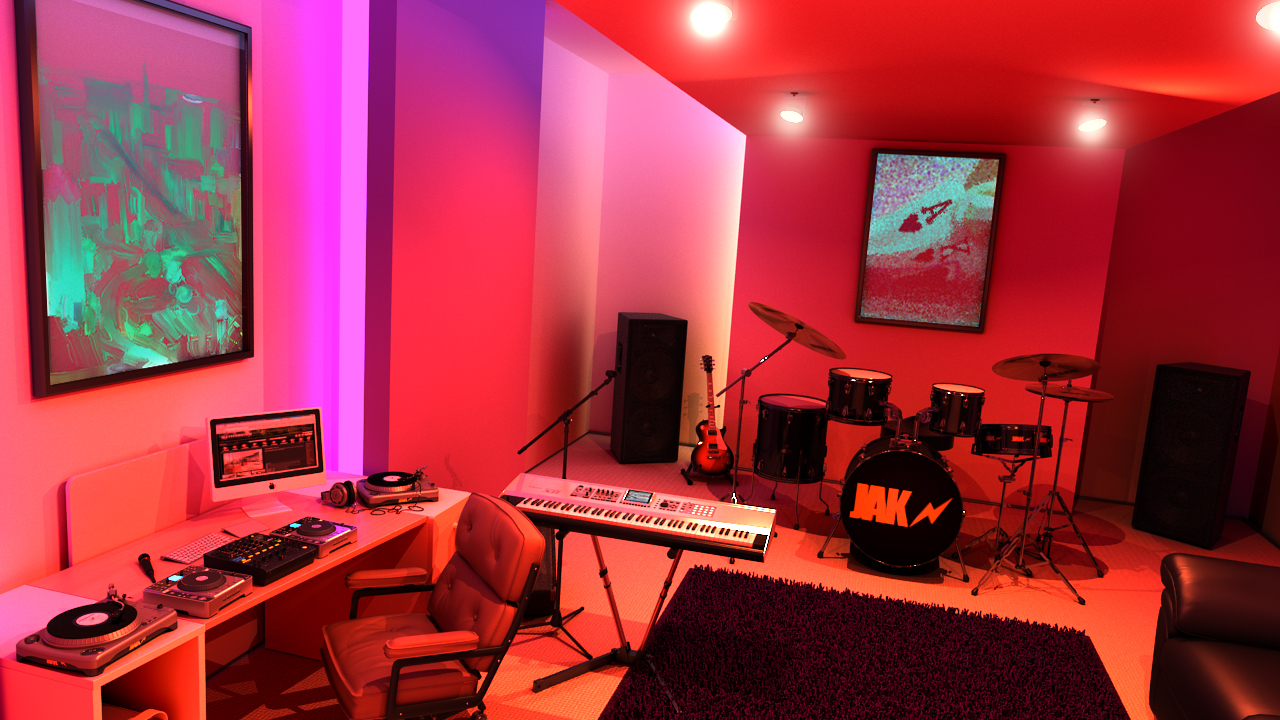 Jonathan Kaplan: 3d Architectural/ Interior Visualization- Purple ...