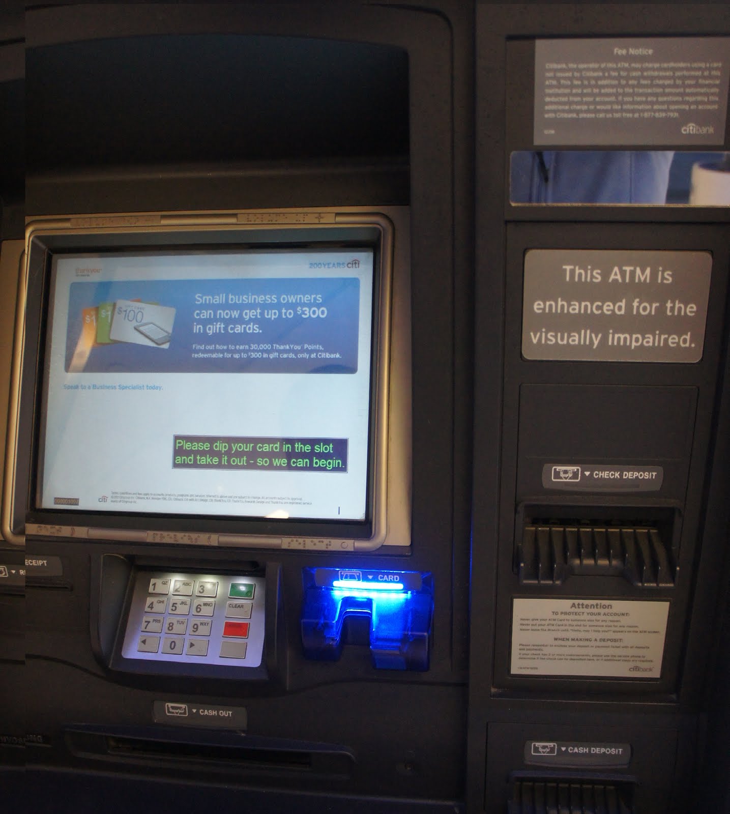 綠角財經筆記: 如何使用美國券商發給之VISA金融卡從美國ATM提取現金(How to Withdraw Cash from ATM in ...