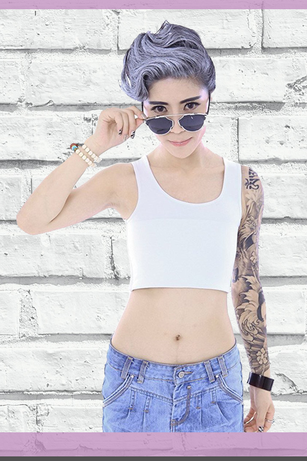 Flat Chest Sports Bra