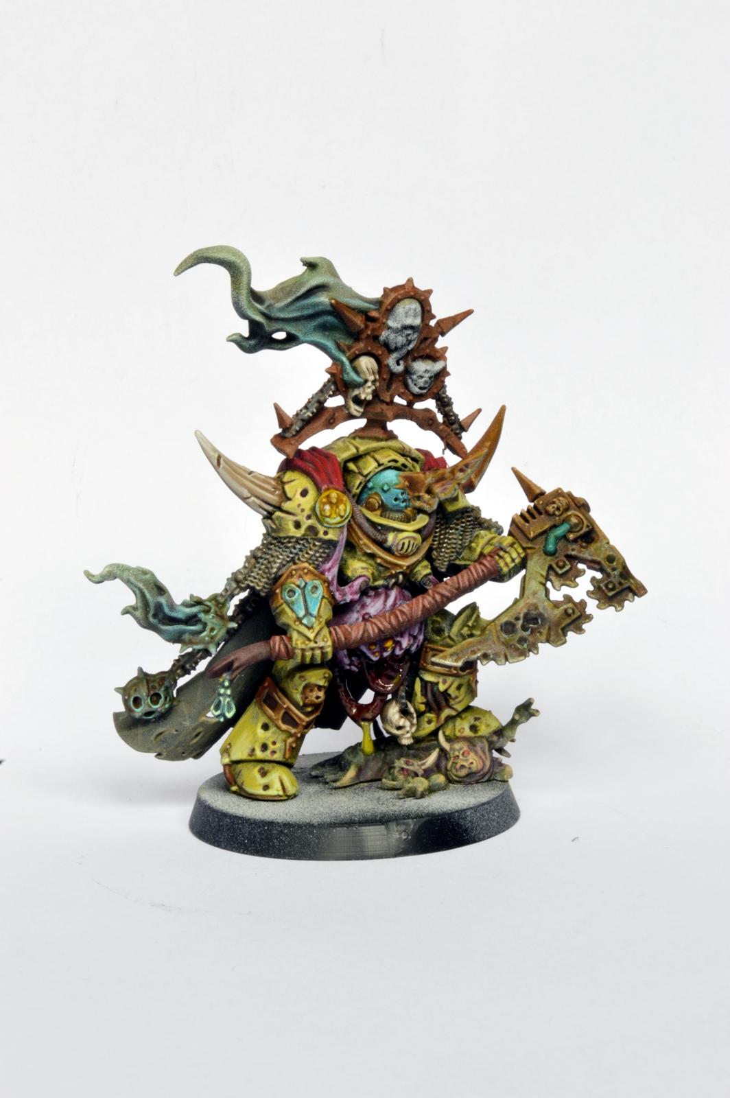 WIP: Death Guard Lord of Contagion from Dark Imperium - Tale of Painters
