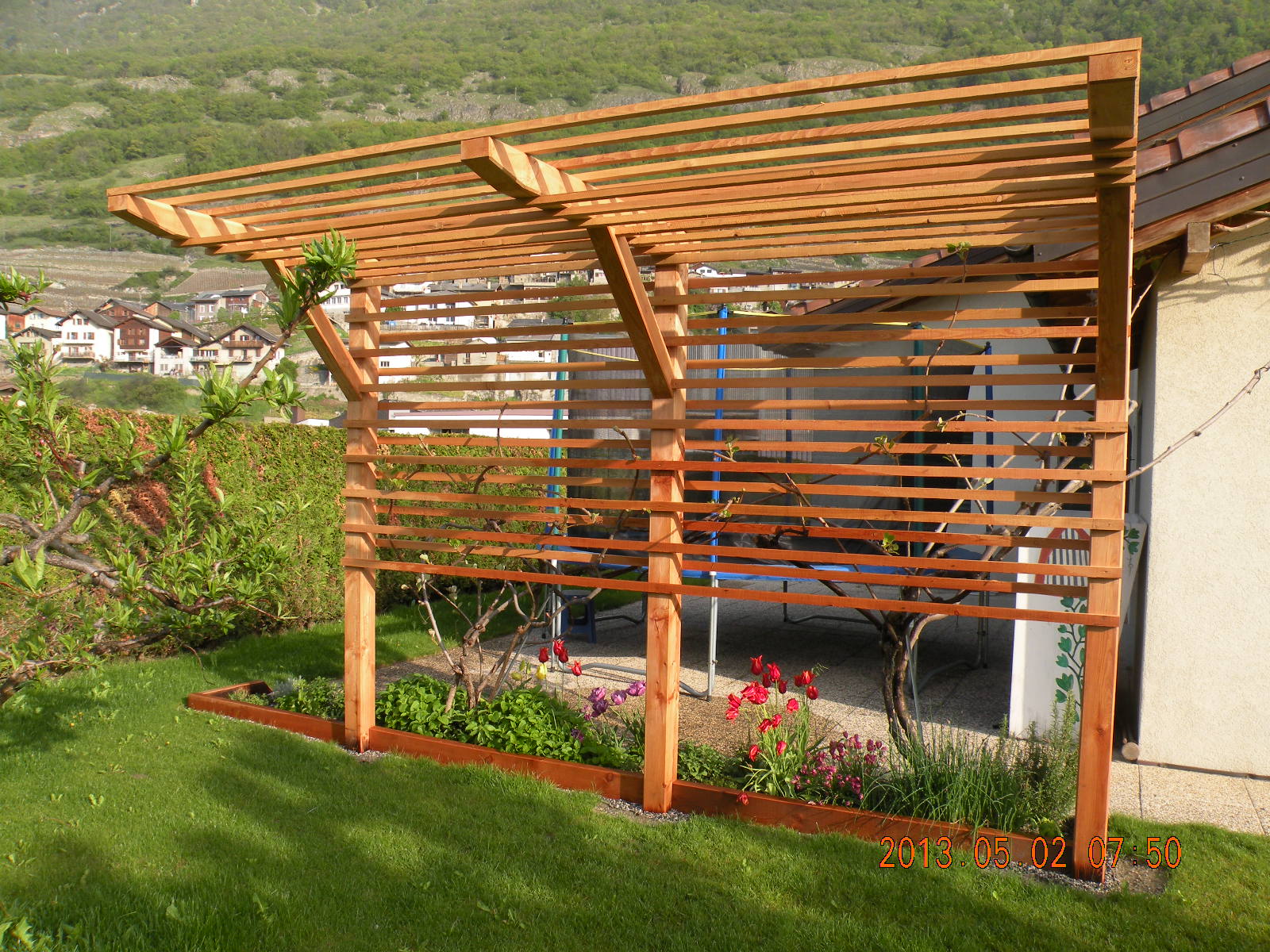 FM BOIS: Treille en mélèze ....