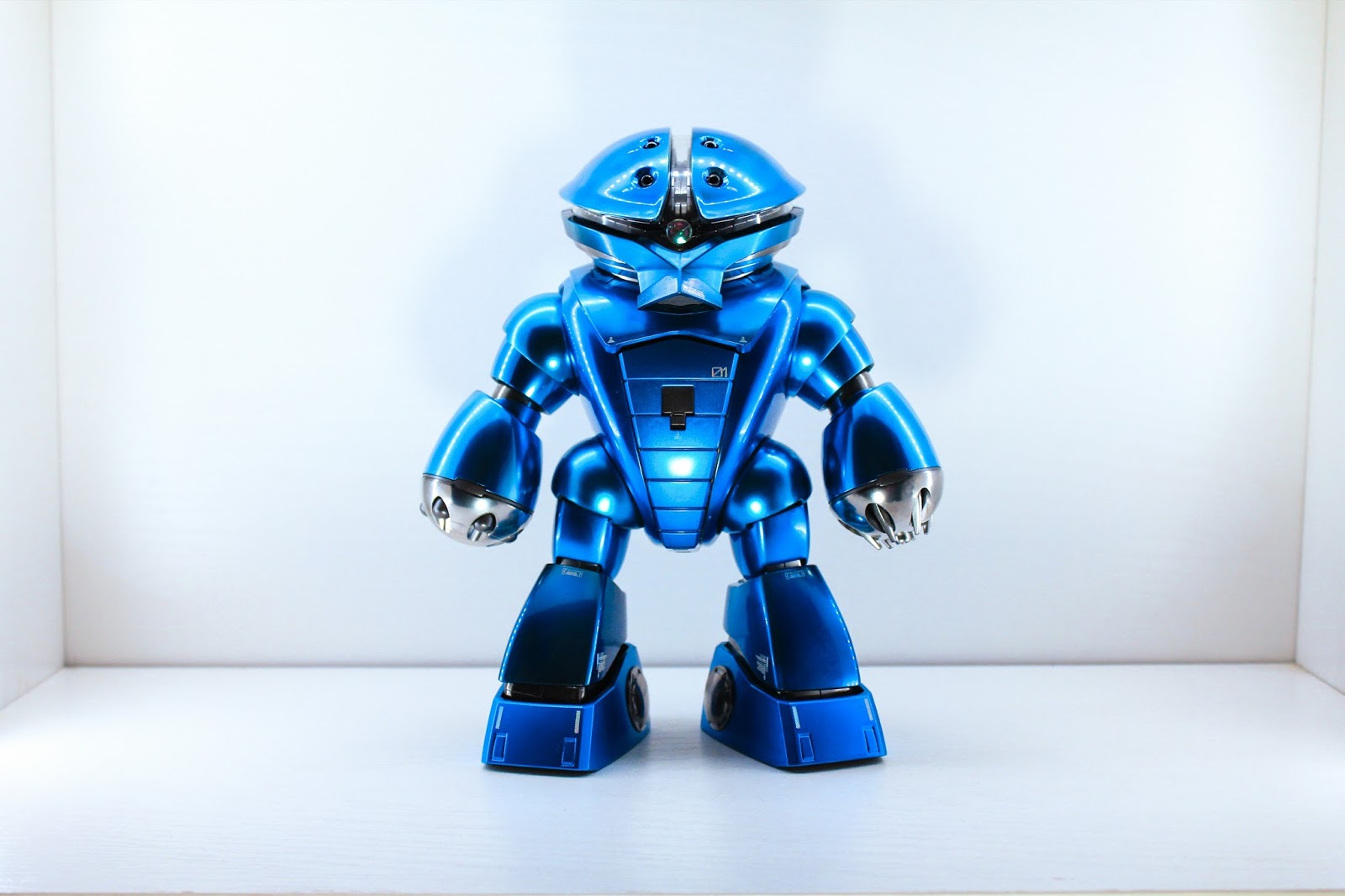 Painted Build: MG 1/100 Acguy "Blue Ocean" [Metallic Finish] - Gundam ...