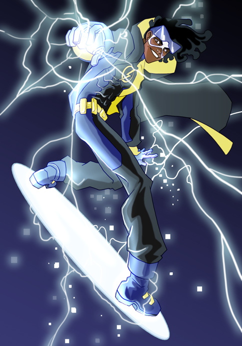 A Little Static Shock Fan Art Fan Art PNG Image Transparent PNG Free ...