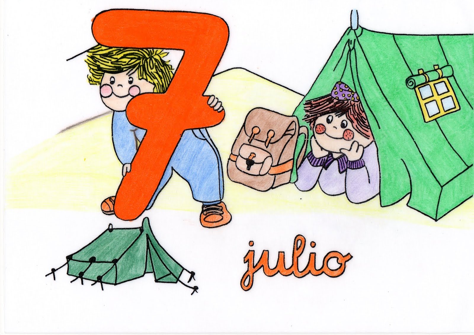 Dibujos de los meses del Año ~ Dibujos para Niños