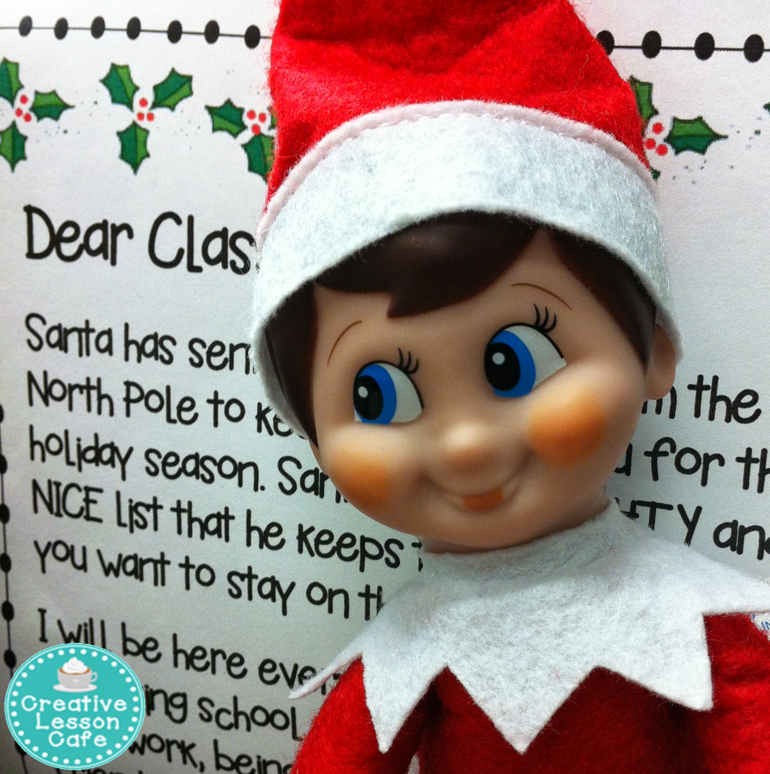 Creative Lesson Cafe: I've Got My Eye on You and an Elf Note Freebie