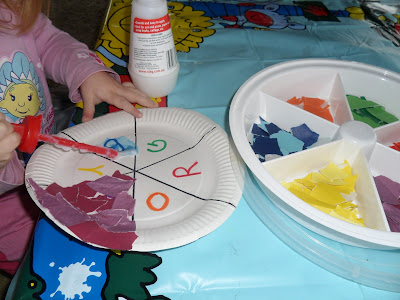 Learn with Play at Home: Paper Plate Colour Wheel