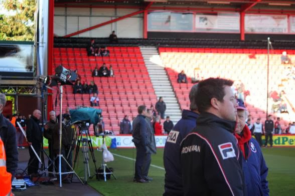 Cherry Chimes: AFCB welcomes the TV cameras to Dean Court