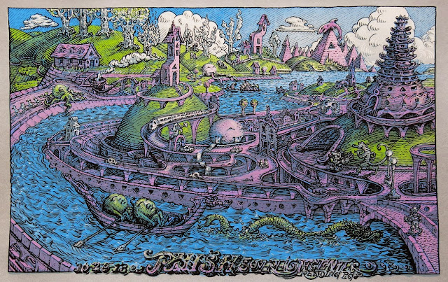 INSIDE THE ROCK POSTER FRAME BLOG: David Welker Phish Reading Poster ...