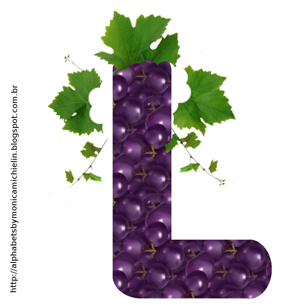 M. Michielin Alphabets: GRAPE FRUIT ALPHABET, UVA ALFABETO E BENEFICIOS ...