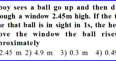 Motion in One Dimension Problems with Solutions Six | IIT JEE and NEET ...