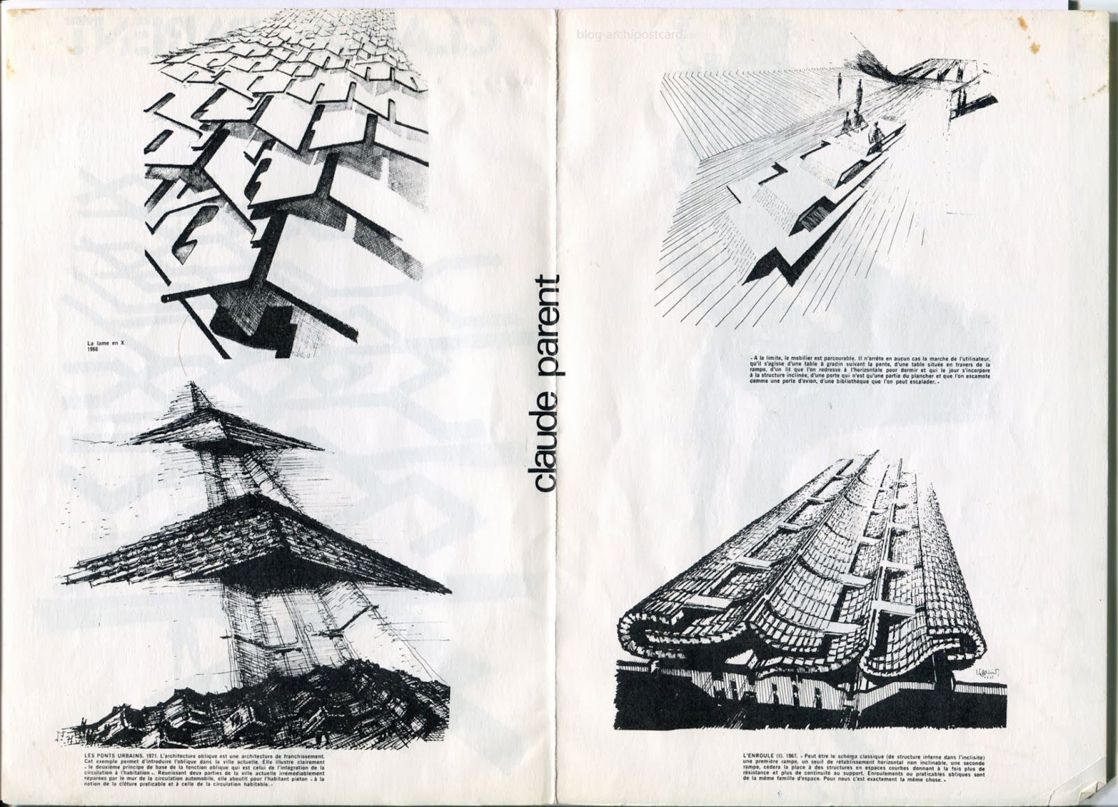 Architectures de Cartes Postales 2: Claude Parent : un rare et touchant ...
