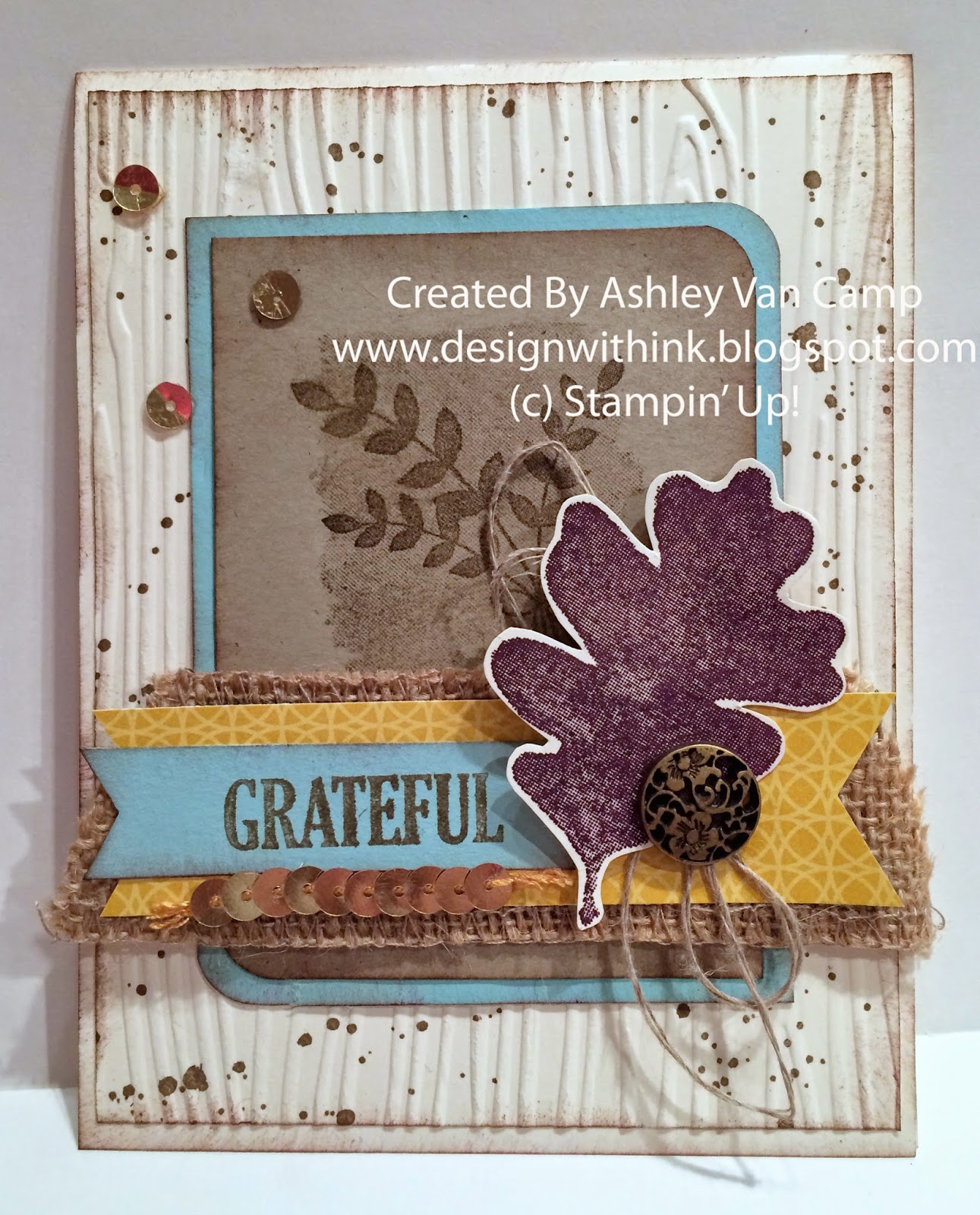 Design With Ink: October Club Card...