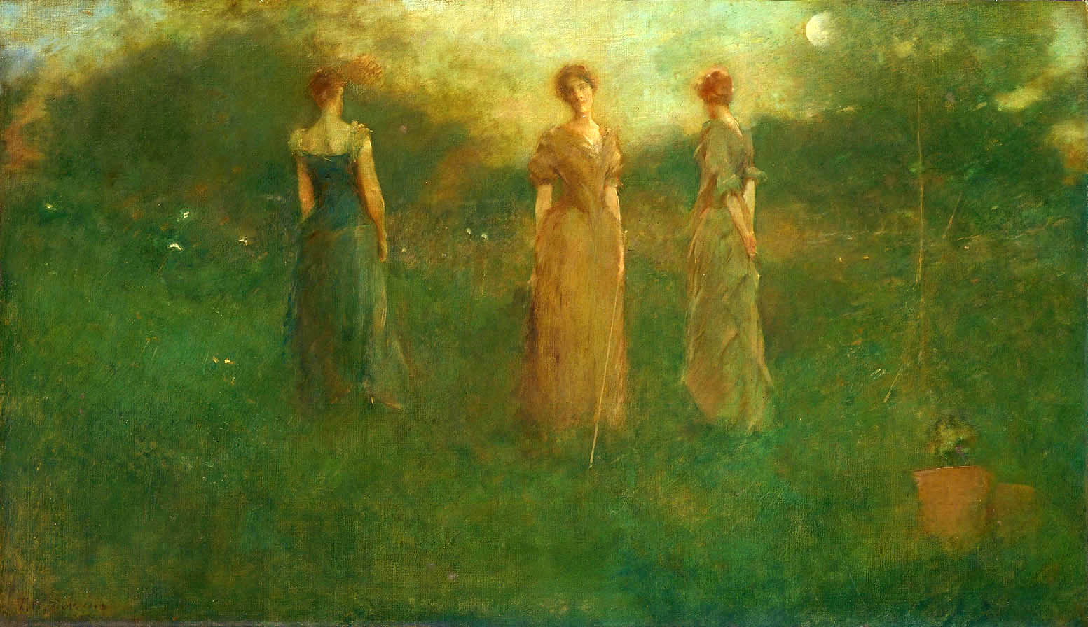 19th century American Paintings: Thomas Wilmer Dewing