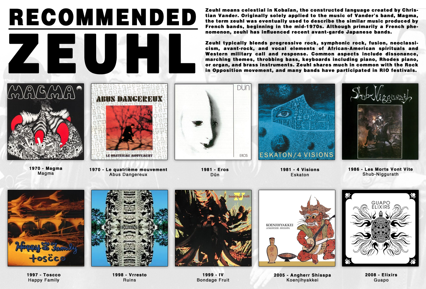 /mu/core: Essential Zeuhl