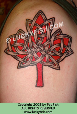 Celtic Maple Leaf Tattoo | Best Art Designs