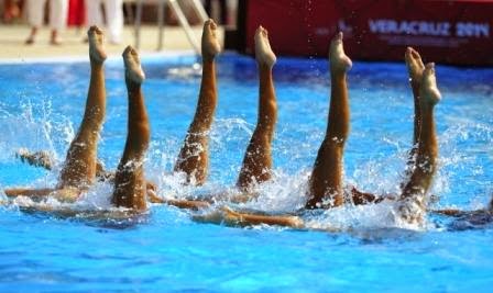 Photos : Salto stunningly beautiful athletes in water gymnastics ...