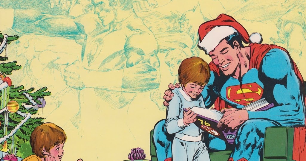 Dave's Comic Heroes Blog: Superman Celebrates Christmas
