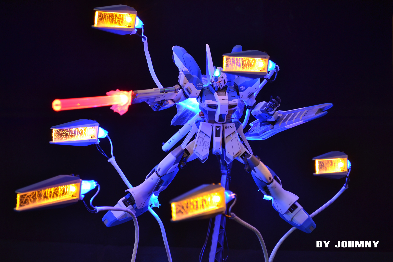 GUNDAM GUY: MG 1/100 Gunpla Builds w/ LED Installed