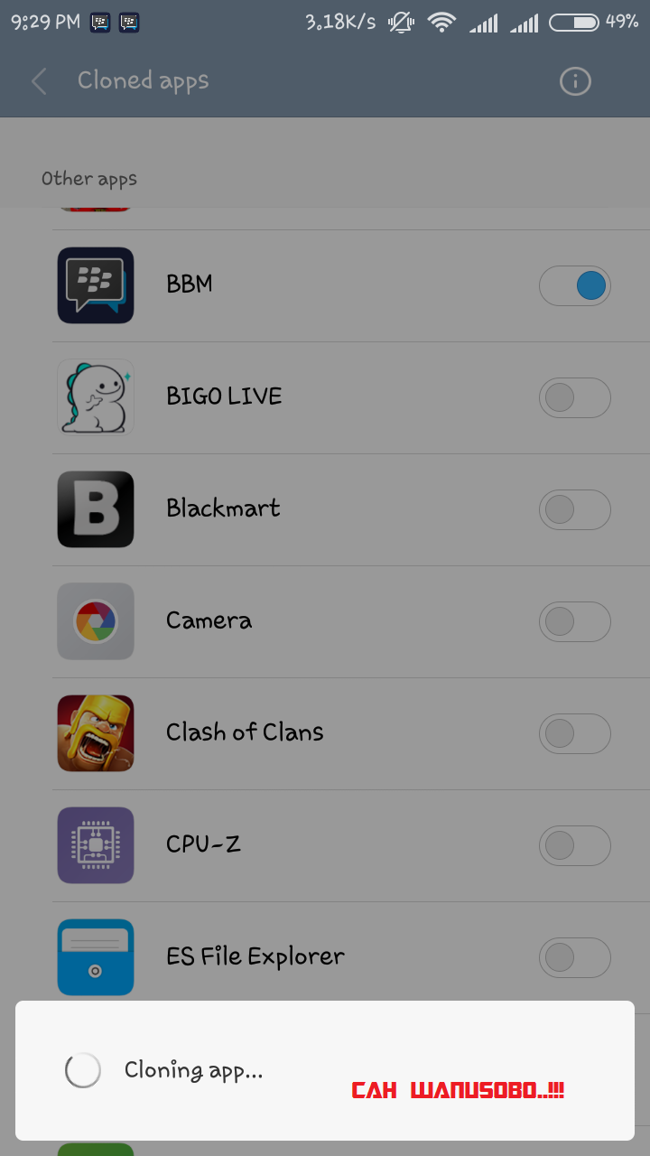cara membuat clone app pada xiaomi redmi 2 prime di miui 8 - cah ...