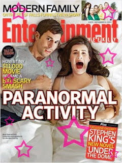 A2 Media Studies: Paranormal Activity Magazine Cover Analysis