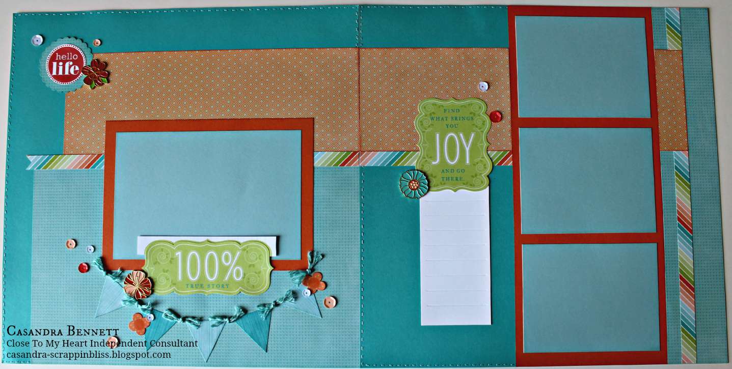 scrappinbliss: Blossom Joy Layout