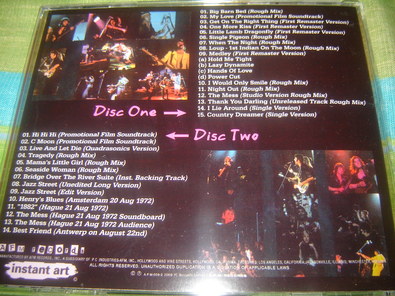 Beatle Collector: PAUL McCARTNEY & WINGS - RED ROSE SPEEDWAY SESSIONS ...