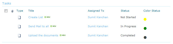 SharePoint Journey: Color Coding for SharePoint Tasks Lists